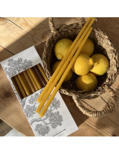 Coffret 10 cierges et allumettes longues - Original - Maison Pechavy