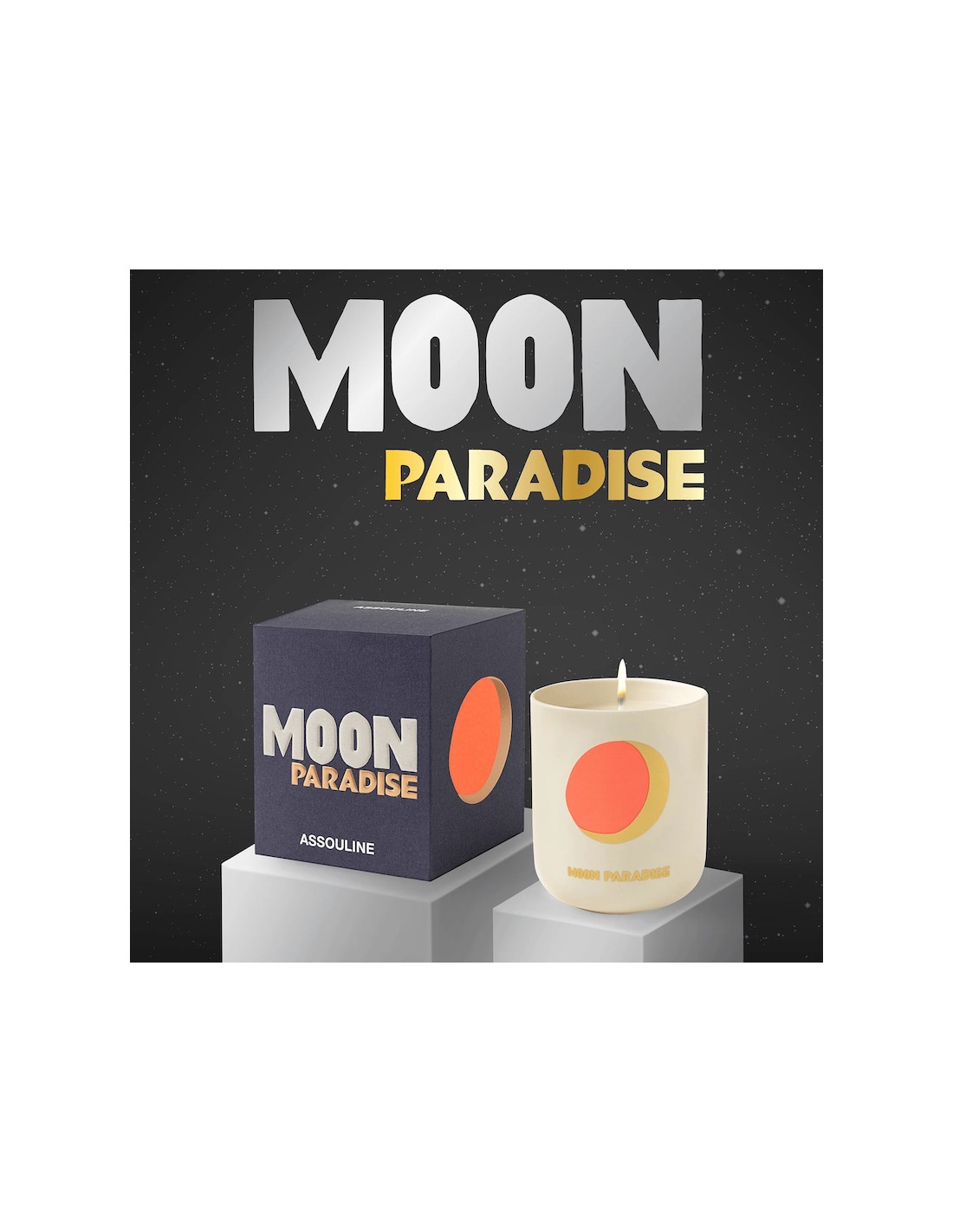 Bougie Moon Paradise - Assouline - Ma Jolie Bougie